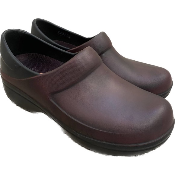 CROCS | Shoes | Crocs Womens Clog Dual Felicity Burgundy Red Rubber ...